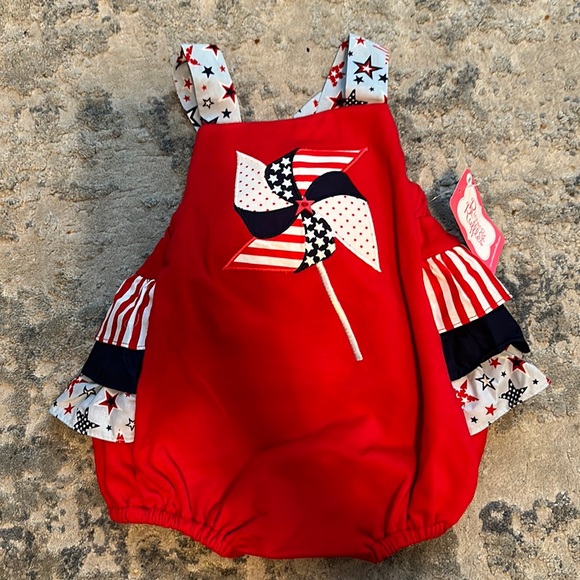 Ricrac & Ruffles | One Pieces | Ricrac Ruffles Usa Bubble | Poshmark